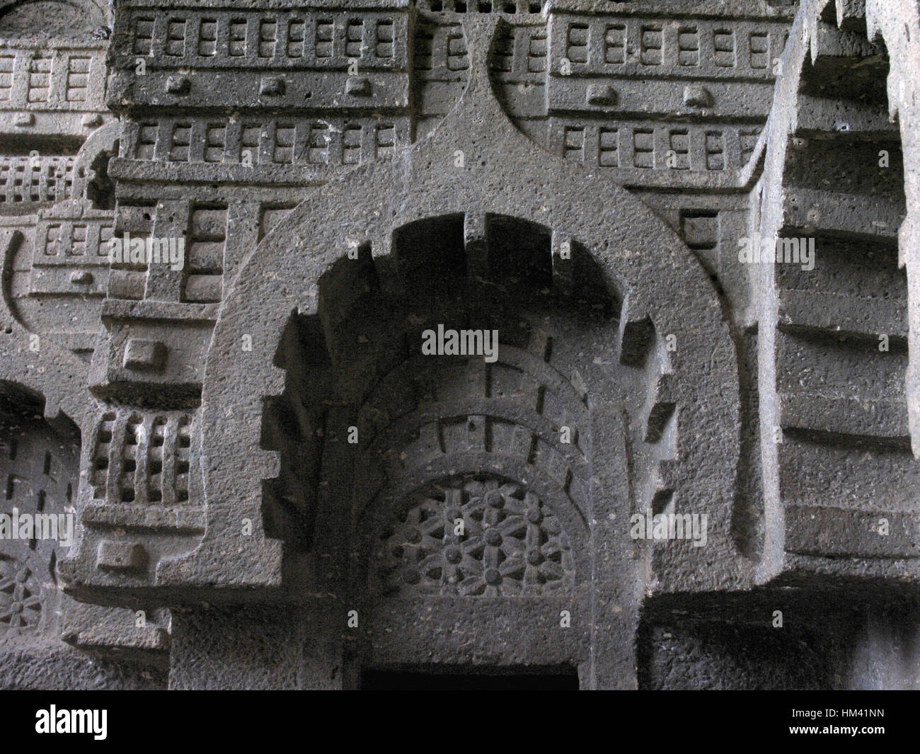 Bedse Buddhist cave. These caves are about 2,300 years old. Pune ...