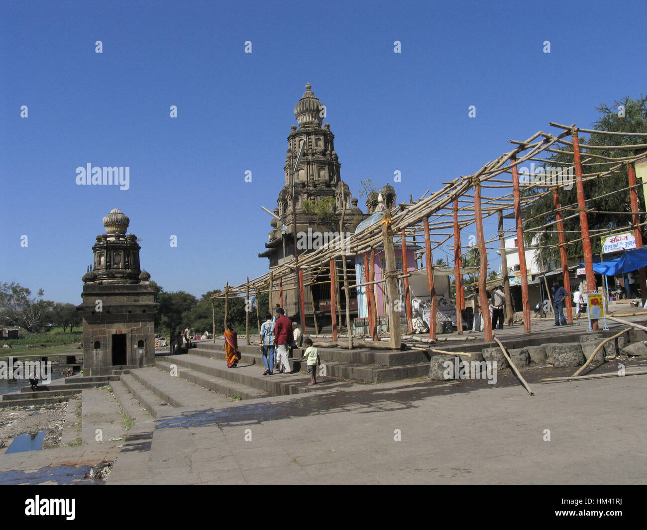 Dholya Ganapati Mandir, Ganesh temple, Wai, Satara, Maharashtra, India ...
