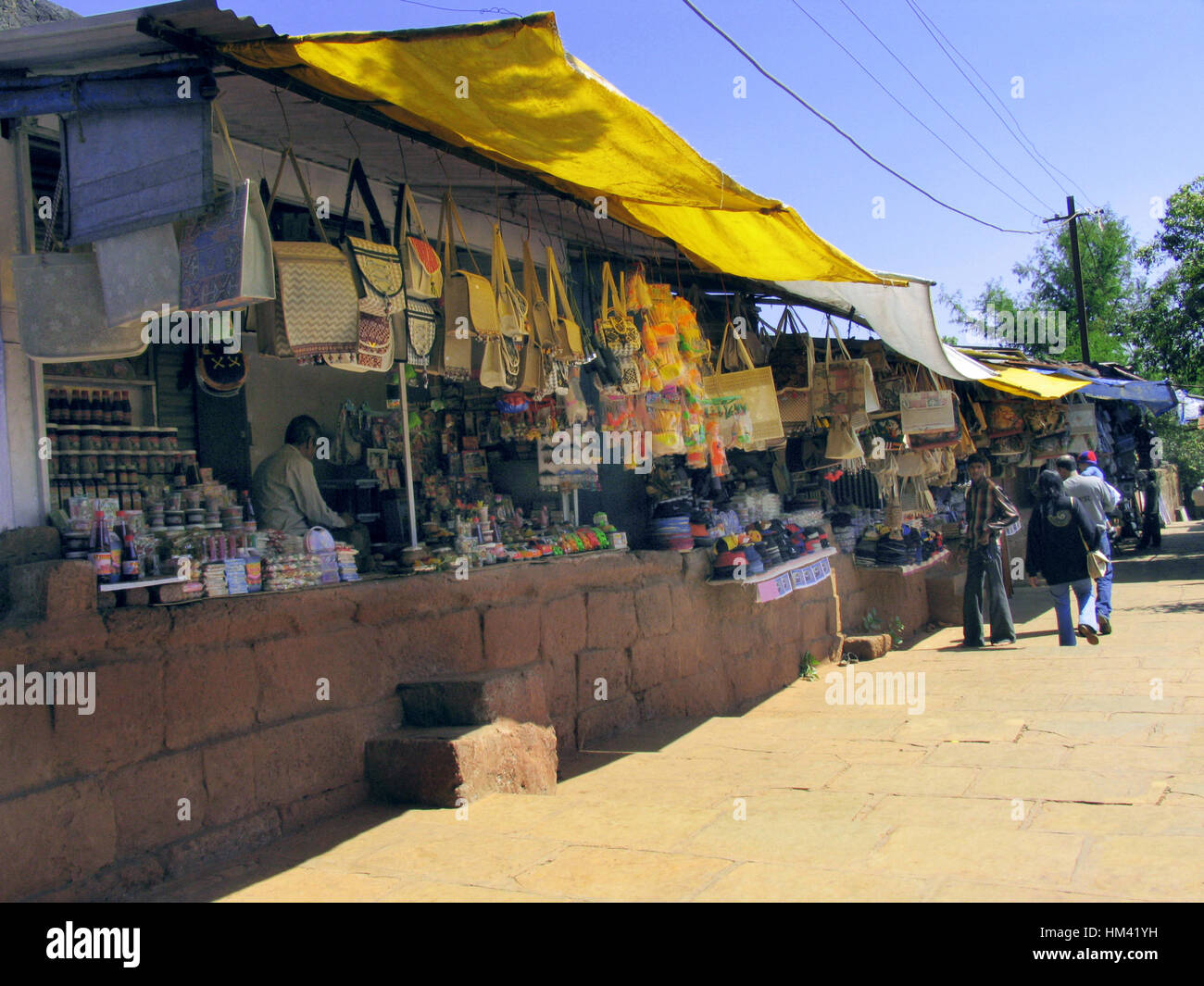 Market place in old Mahabaleshwara, Satara, Maharashtra, India Stock ...
