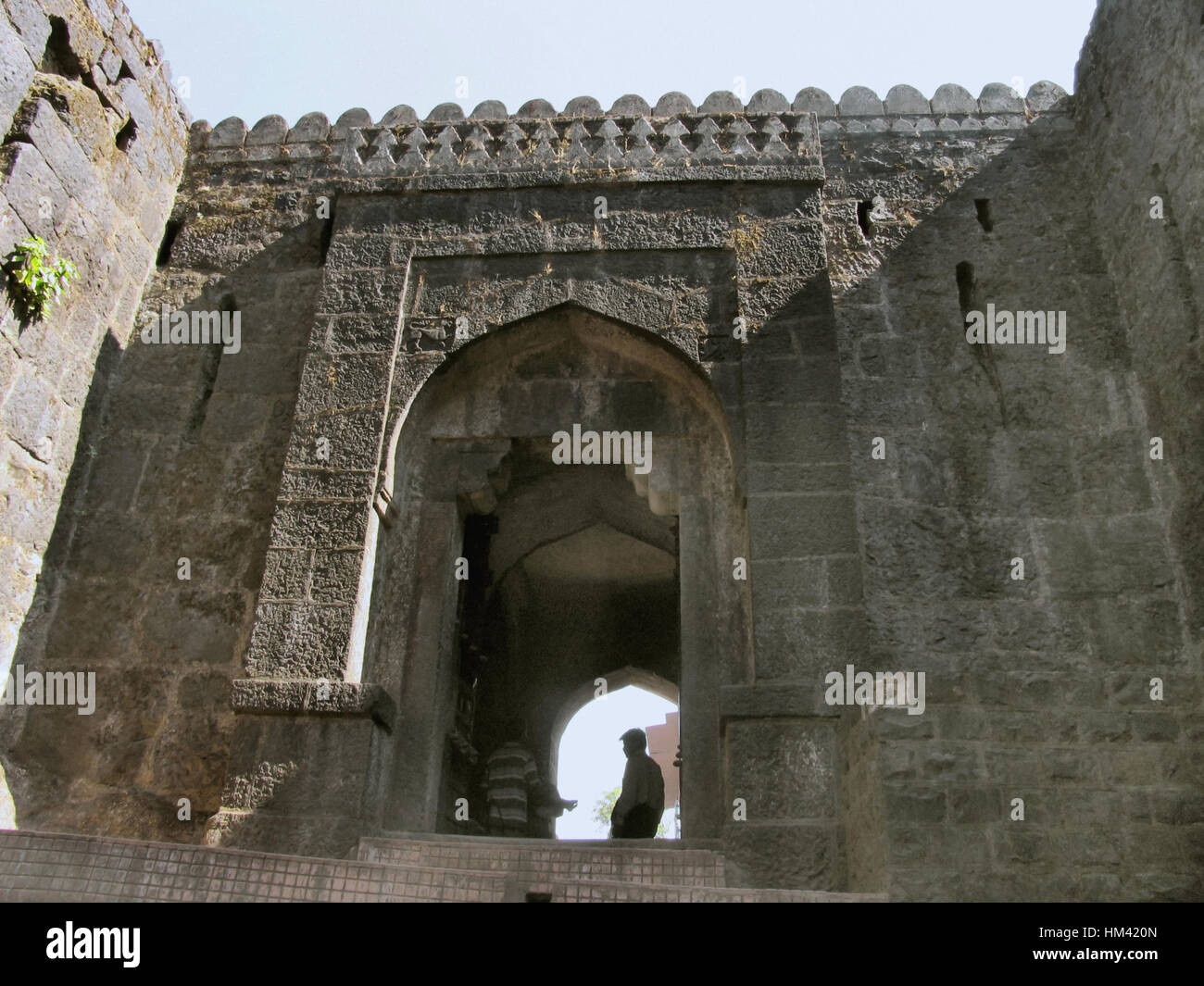 Pratapgad fort at Pratapgad, Maharasthra, India. Pratapgad literally ...