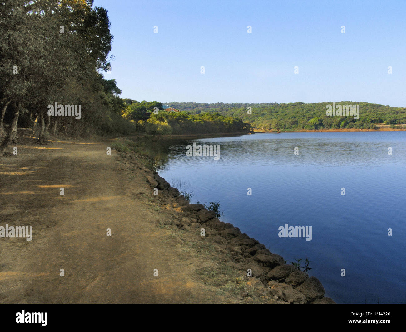 Venna-lake Mahabaleshwara, Satara, Maharasthra, India. Venna lake is ...