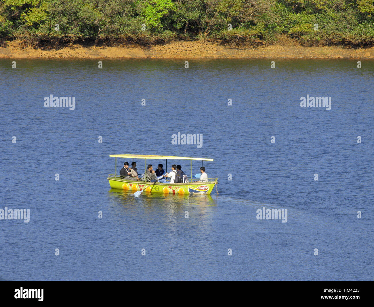 Boating at Venna-lake Mahabaleshwara, Satara, Maharasthra, India. Venna ...