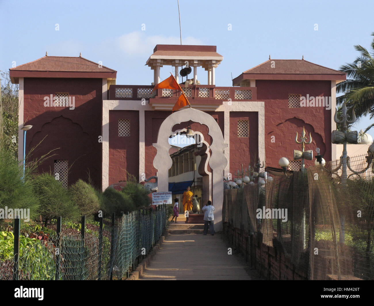 Entrance of a temple Stock Photo - Alamy