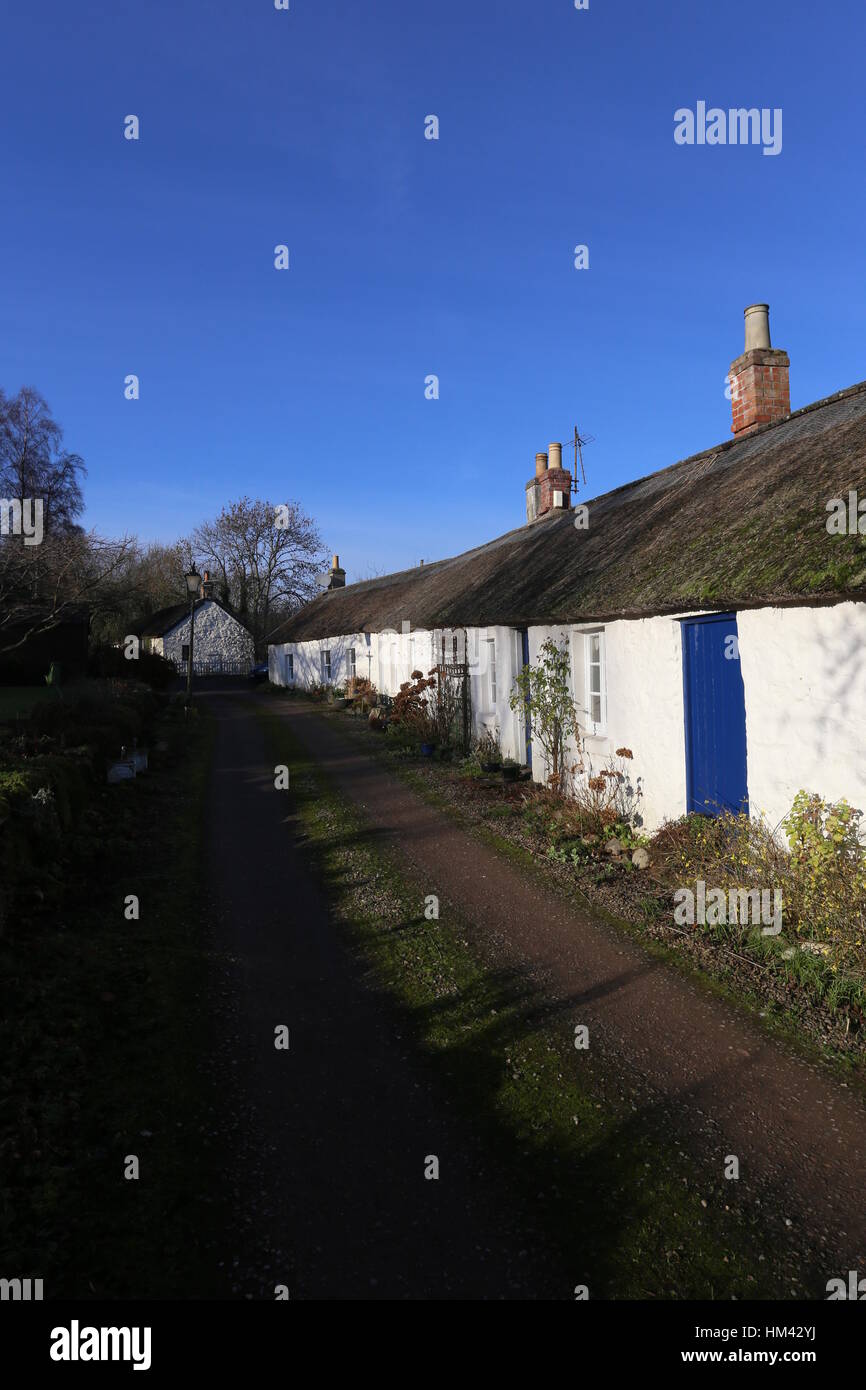 Rait street scene Perthshire Scotland January 2017 Stock Photo - Alamy