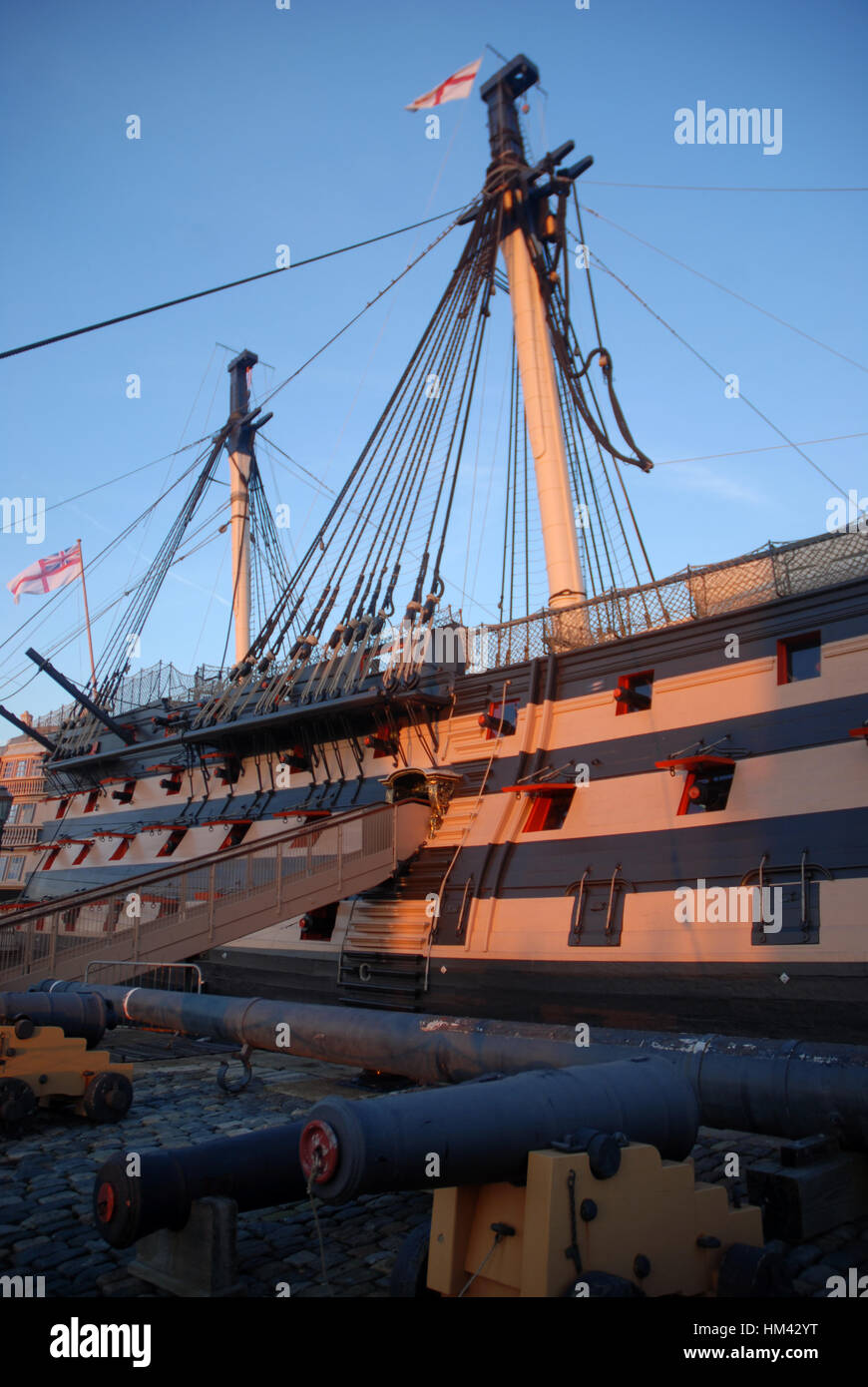 Repairs to HMS Victory, Portsmouth, Great Britain Stock Photo - Alamy