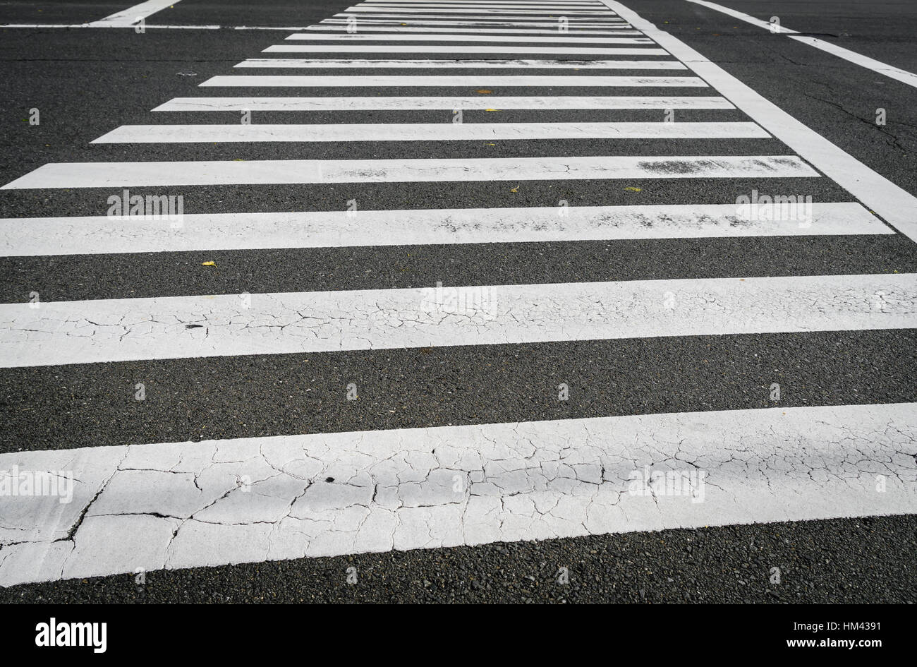 Zebra crossing road Stock Photo - Alamy