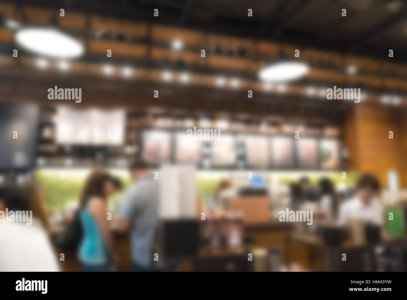 Coffee shop blur background Stock Photo - Alamy