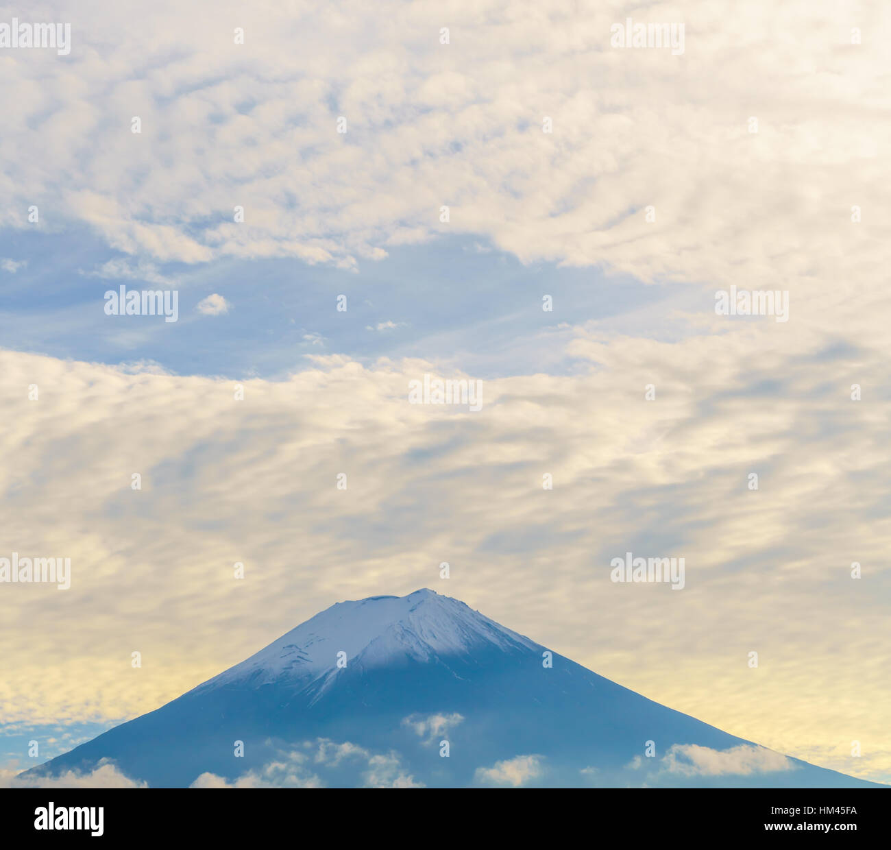 Mount Fuji sunset, Japan Stock Photo - Alamy