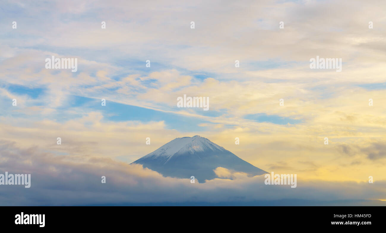 Mount Fuji sunset, Japan Stock Photo - Alamy