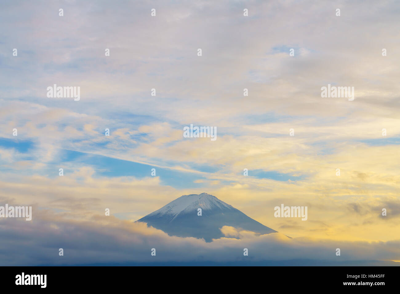 Mount Fuji sunset, Japan Stock Photo - Alamy