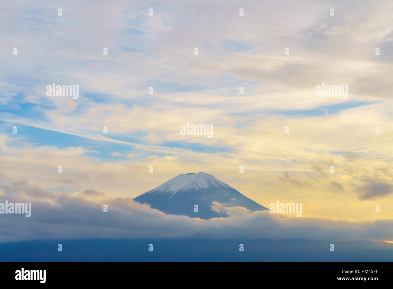Mount Fuji sunset, Japan Stock Photo - Alamy