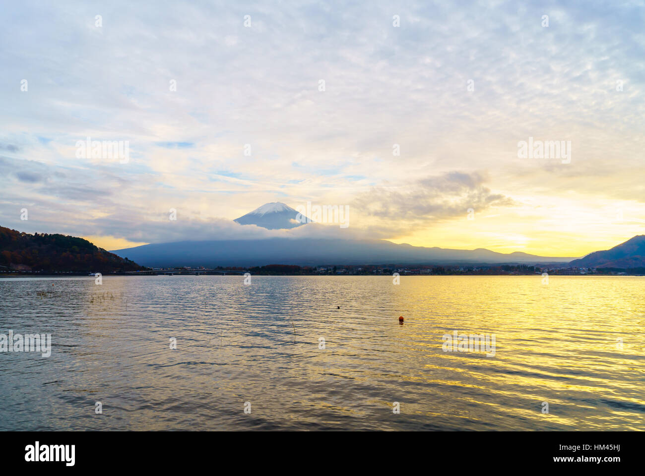 Mount Fuji sunset, Japan Stock Photo - Alamy