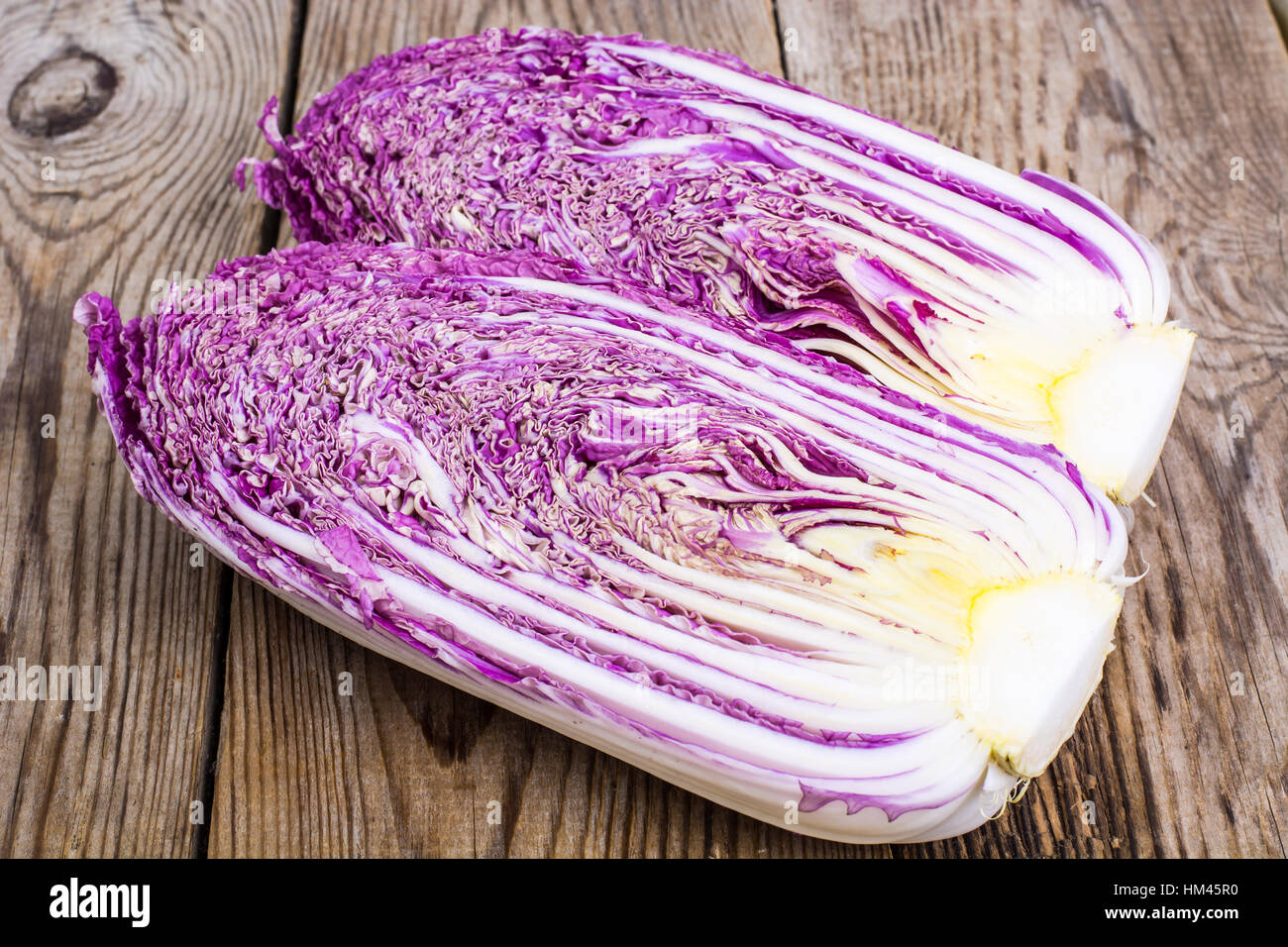 Pak choy on cutting hi-res stock photography and images - Alamy