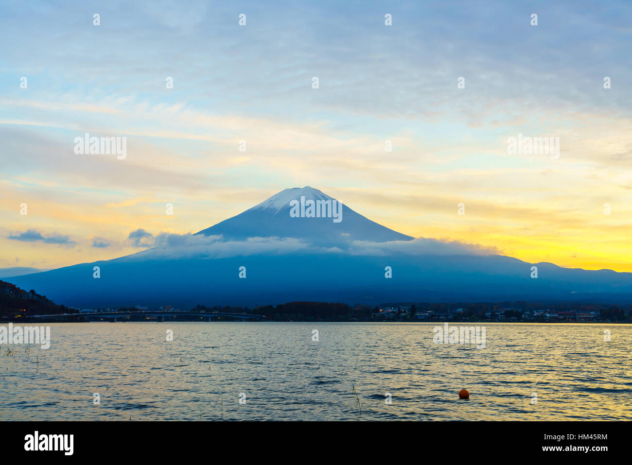 Mount Fuji sunset, Japan Stock Photo - Alamy