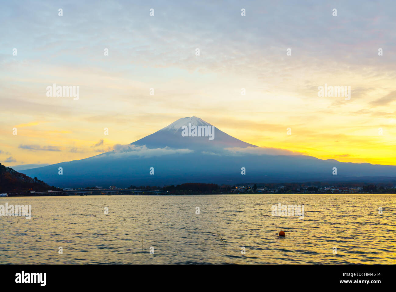 Mount Fuji sunset, Japan Stock Photo - Alamy