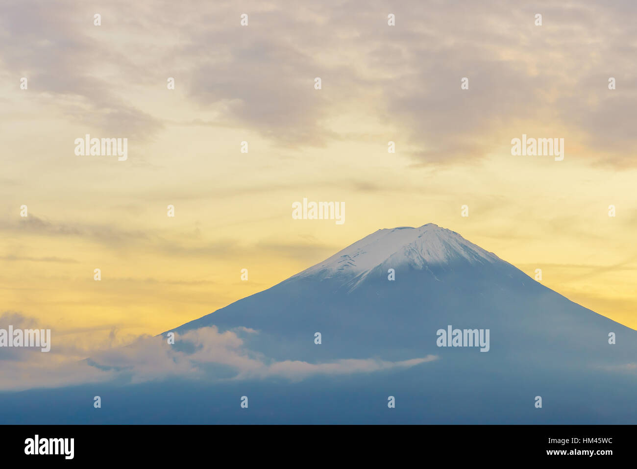 Mount Fuji sunset, Japan Stock Photo - Alamy