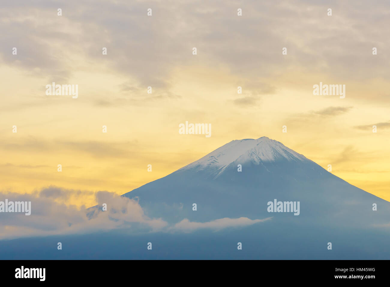 Mount Fuji sunset, Japan Stock Photo - Alamy