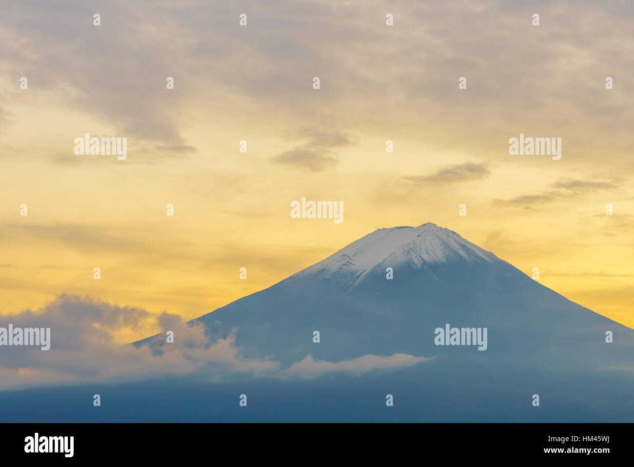 Mount Fuji sunset, Japan Stock Photo - Alamy