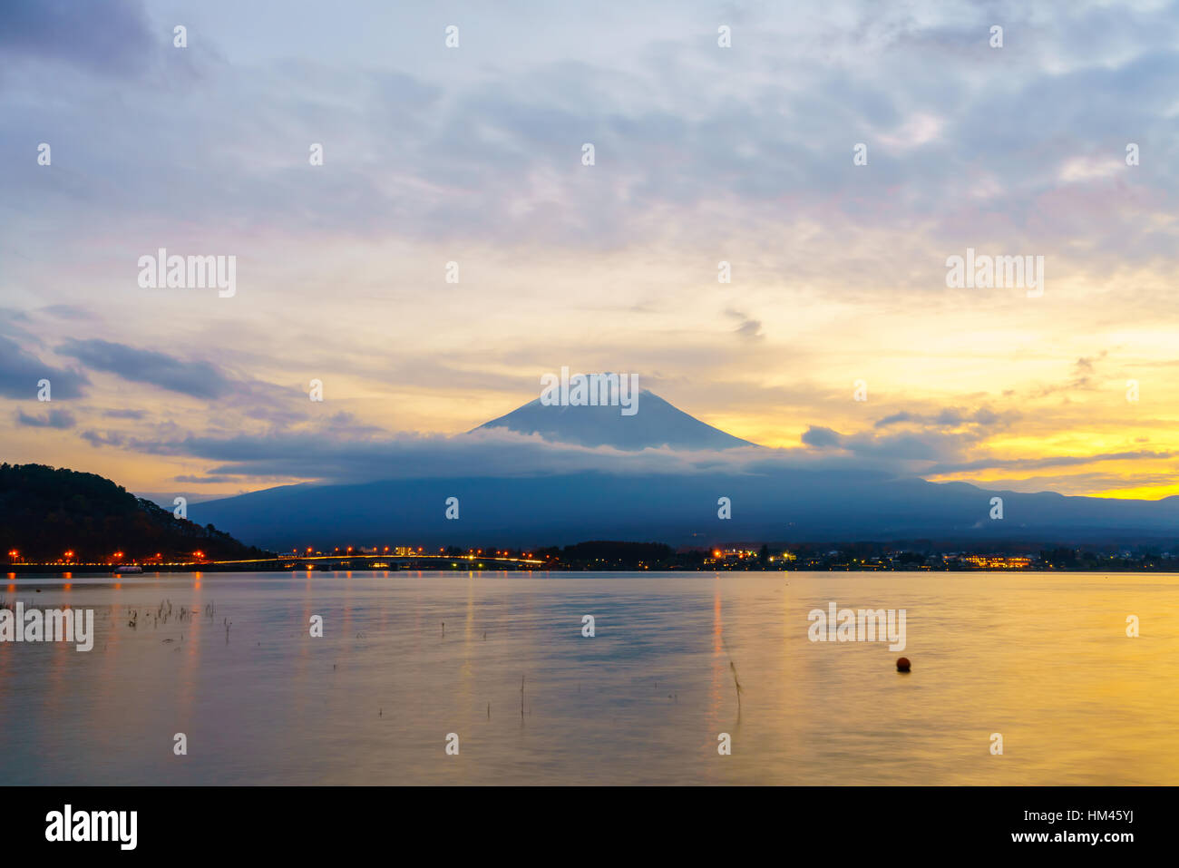 Mount Fuji sunset, Japan Stock Photo - Alamy