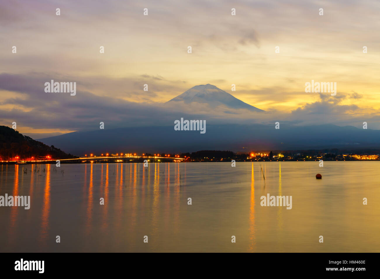 Mount Fuji sunset, Japan Stock Photo - Alamy