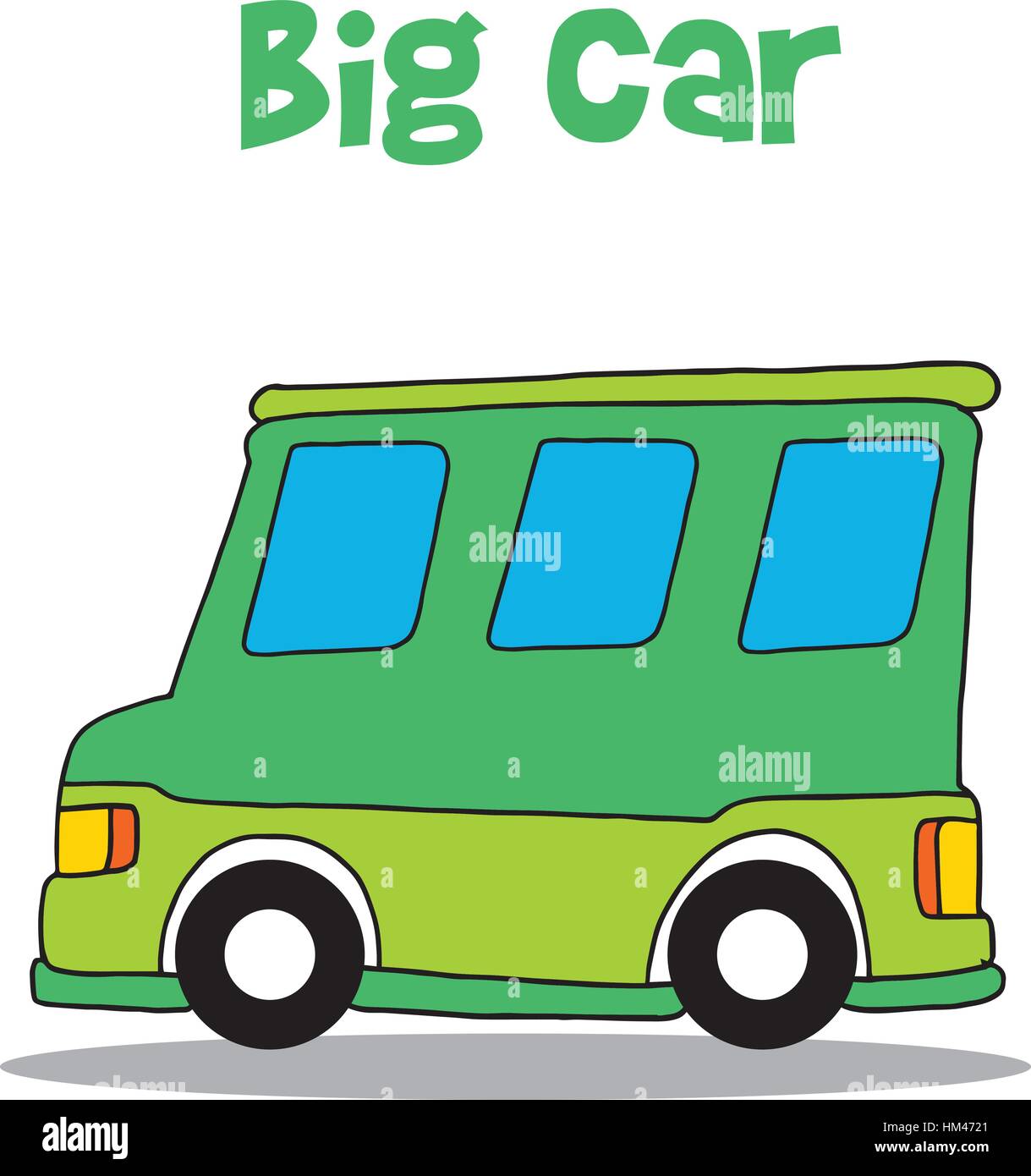 Big car of vector art Stock Vector Image & Art - Alamy