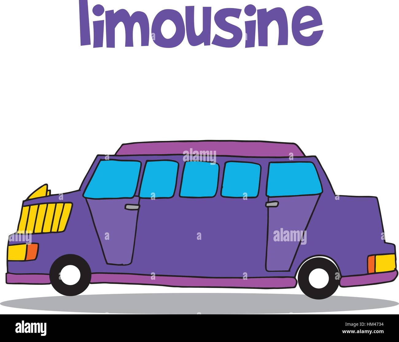 Cartoon Limousine High Resolution Stock Photography and Images - Alamy