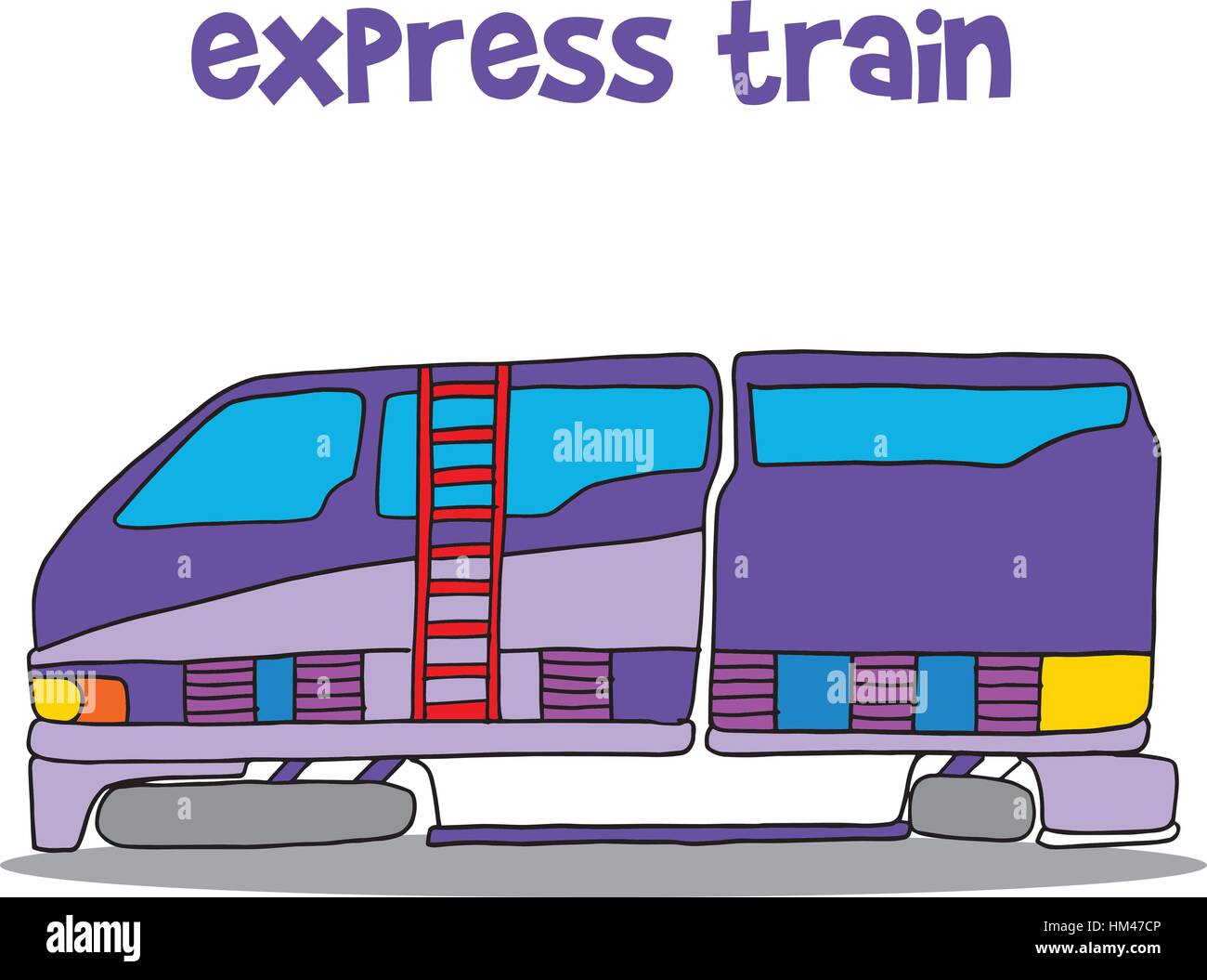 Steam express Stock Vector Images - Alamy