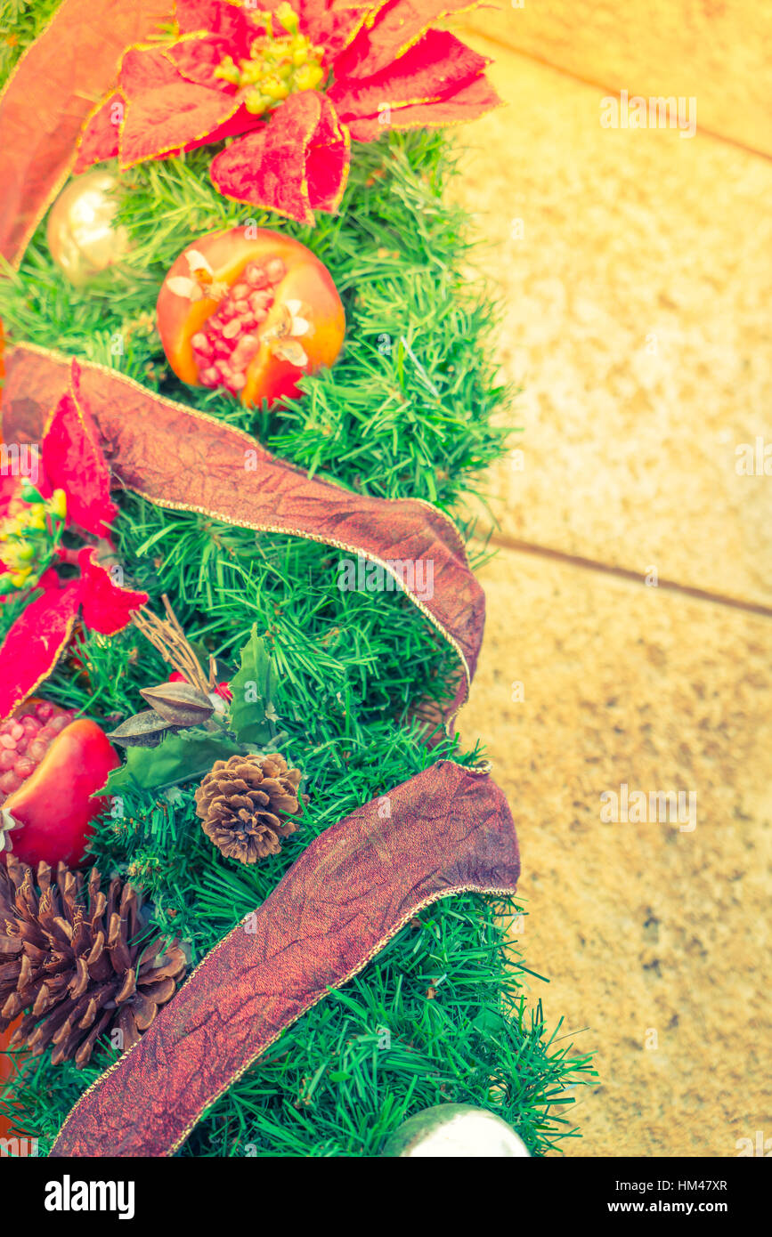 Christmas tree and decorations Stock Photo - Alamy