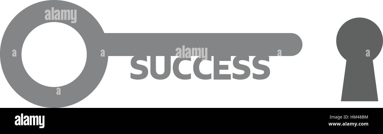 Vector grey success key and keyhole Stock Vector Image & Art - Alamy