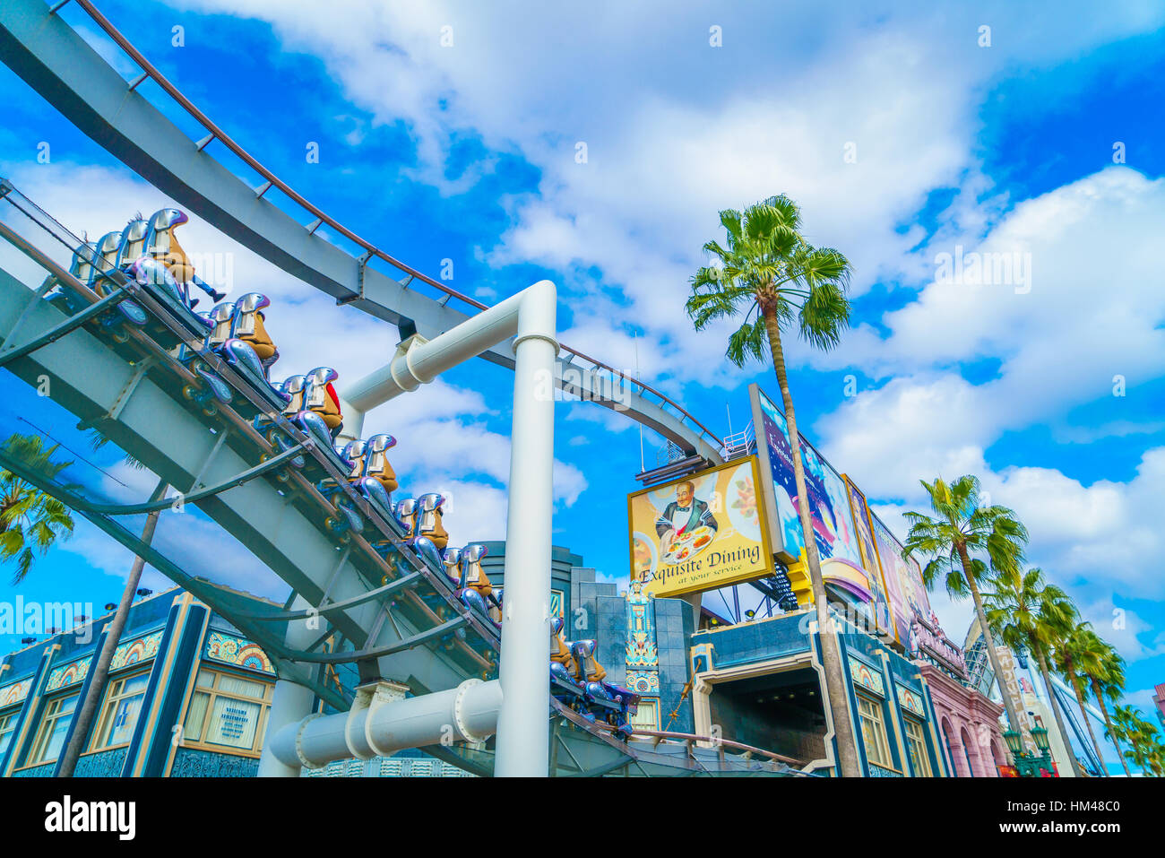 OSAKA, JAPAN - December 1, 2015: Universal Studios Japan (USJ ...