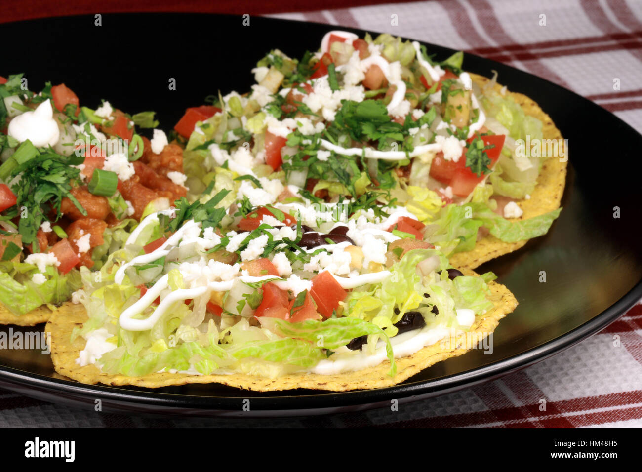 Delicious mexican tostadas perfect appetizer meal or delicious snack ...