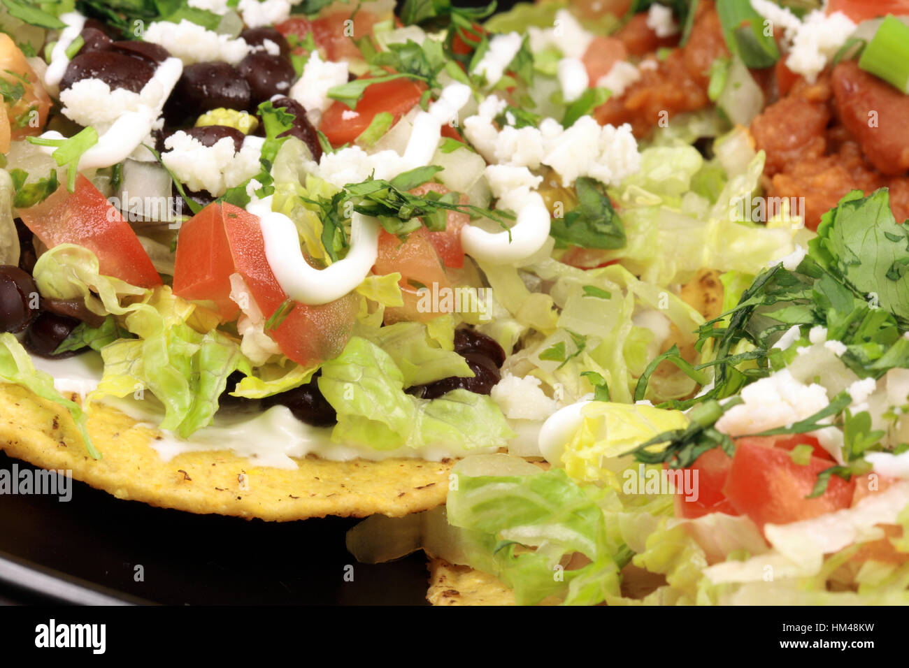 Delicious mexican tostadas perfect appetizer meal or delicious snack ...