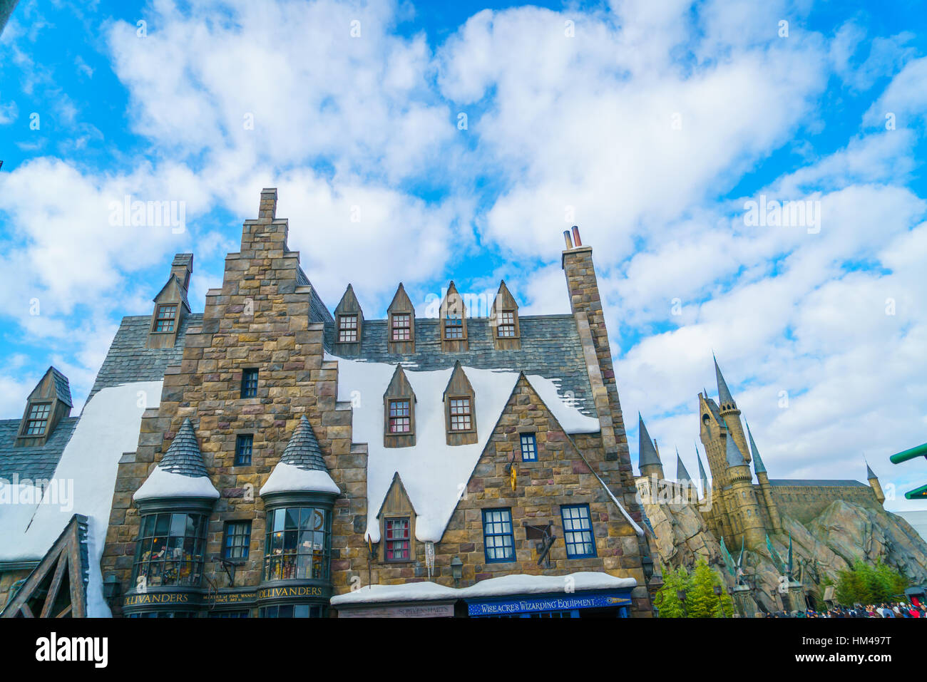 OSAKA, JAPAN - December 1, 2015: Universal Studios Japan (USJ ...