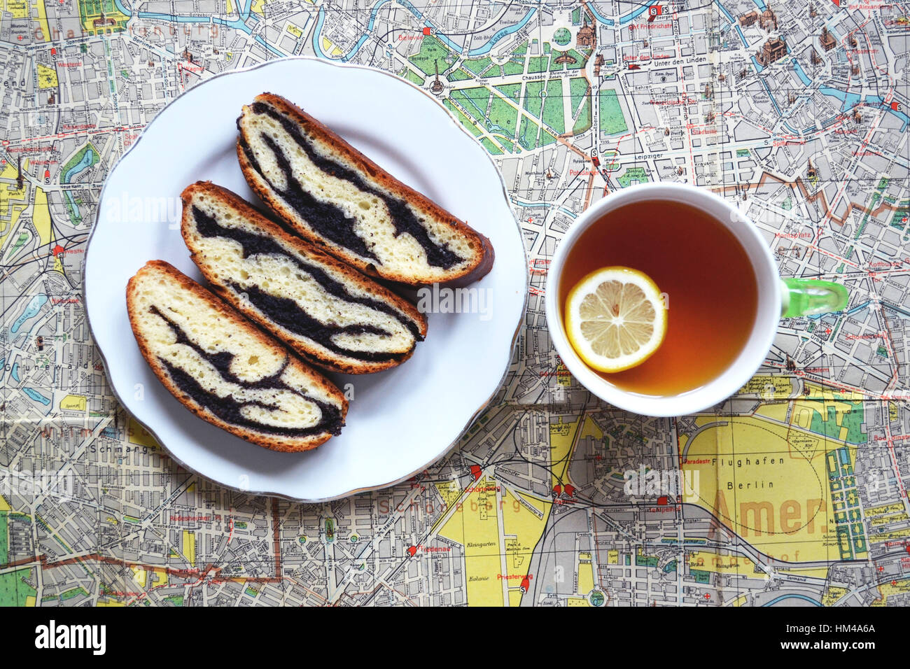 Tea map hi-res stock photography and images - Alamy