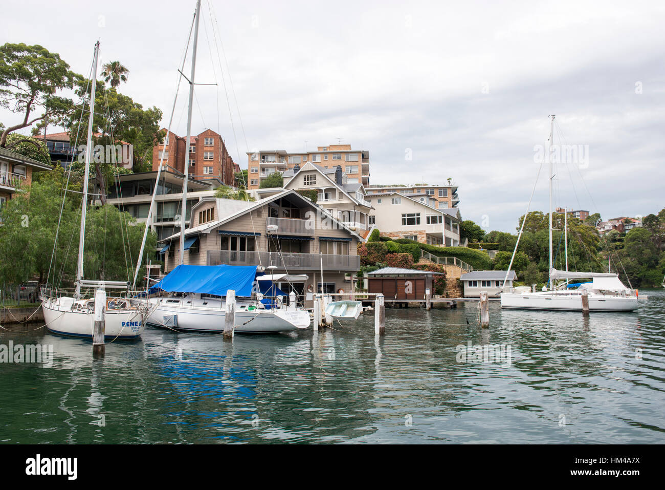 Mosman Bay in the Northern Suburbs from a Mosman to Cicular Quay Ferry ...