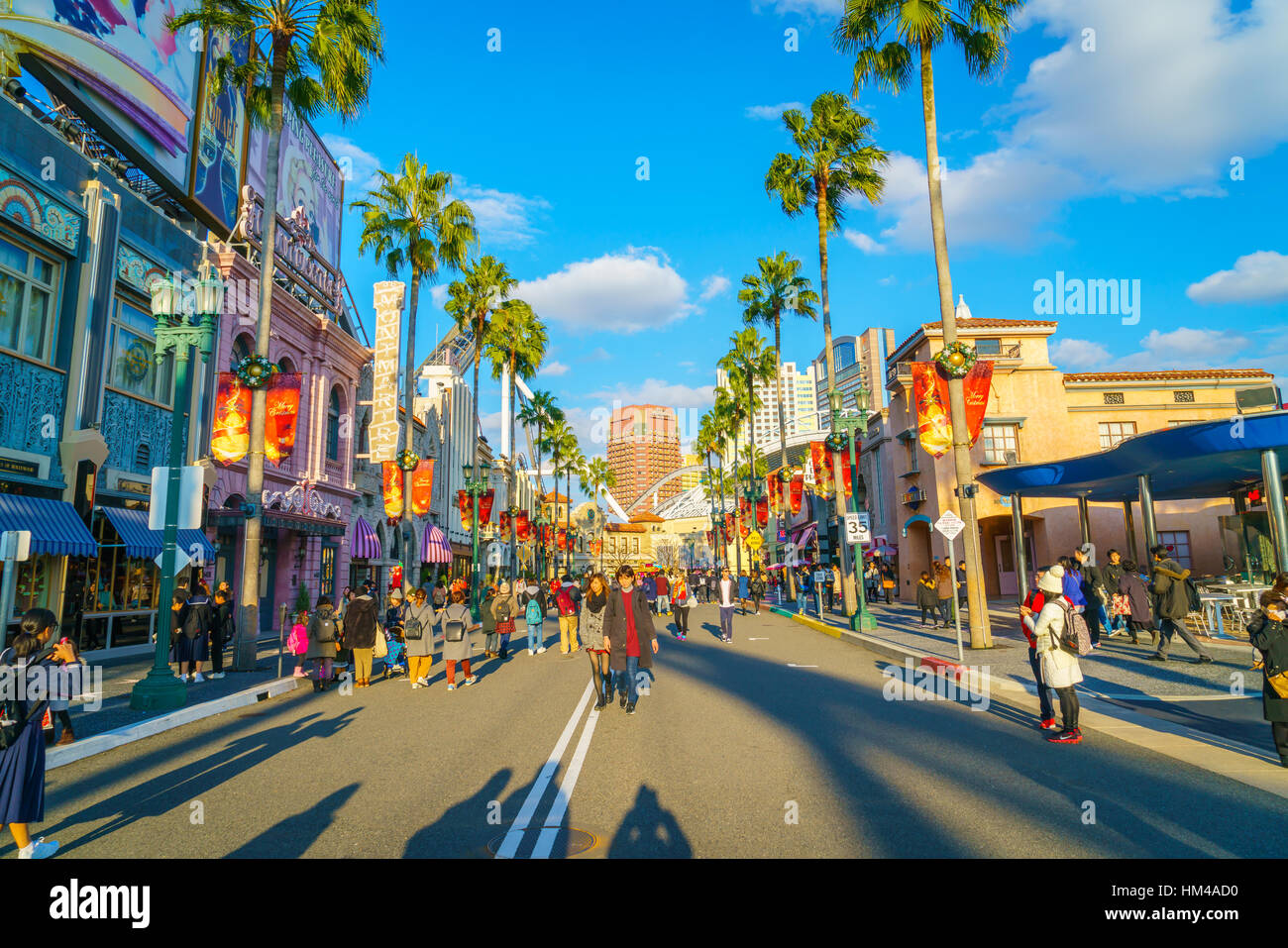 OSAKA, JAPAN - December 1, 2015: Universal Studios Japan (USJ ...