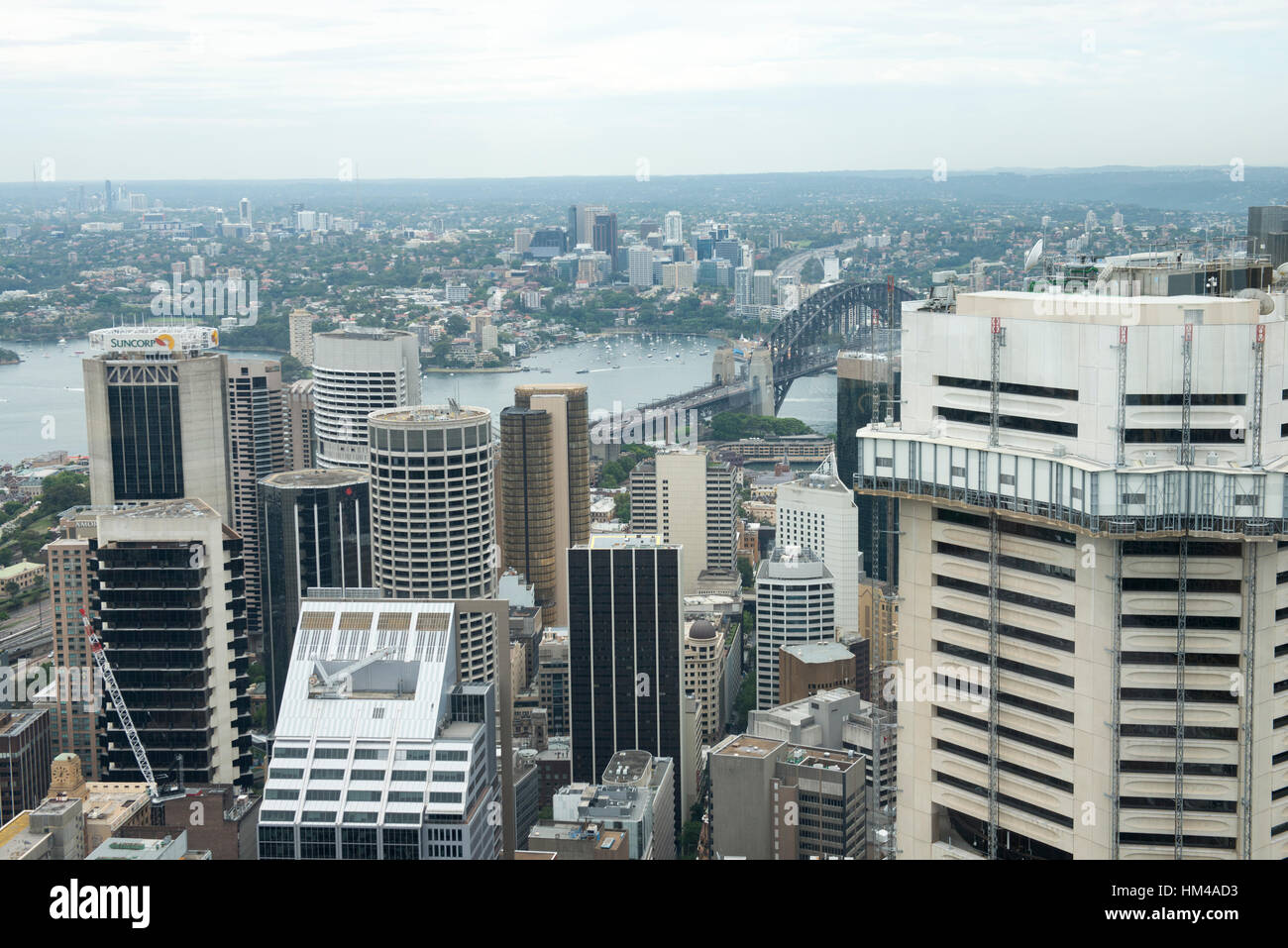 Centrepoint tower sydney aerial hi-res stock photography and images - Alamy