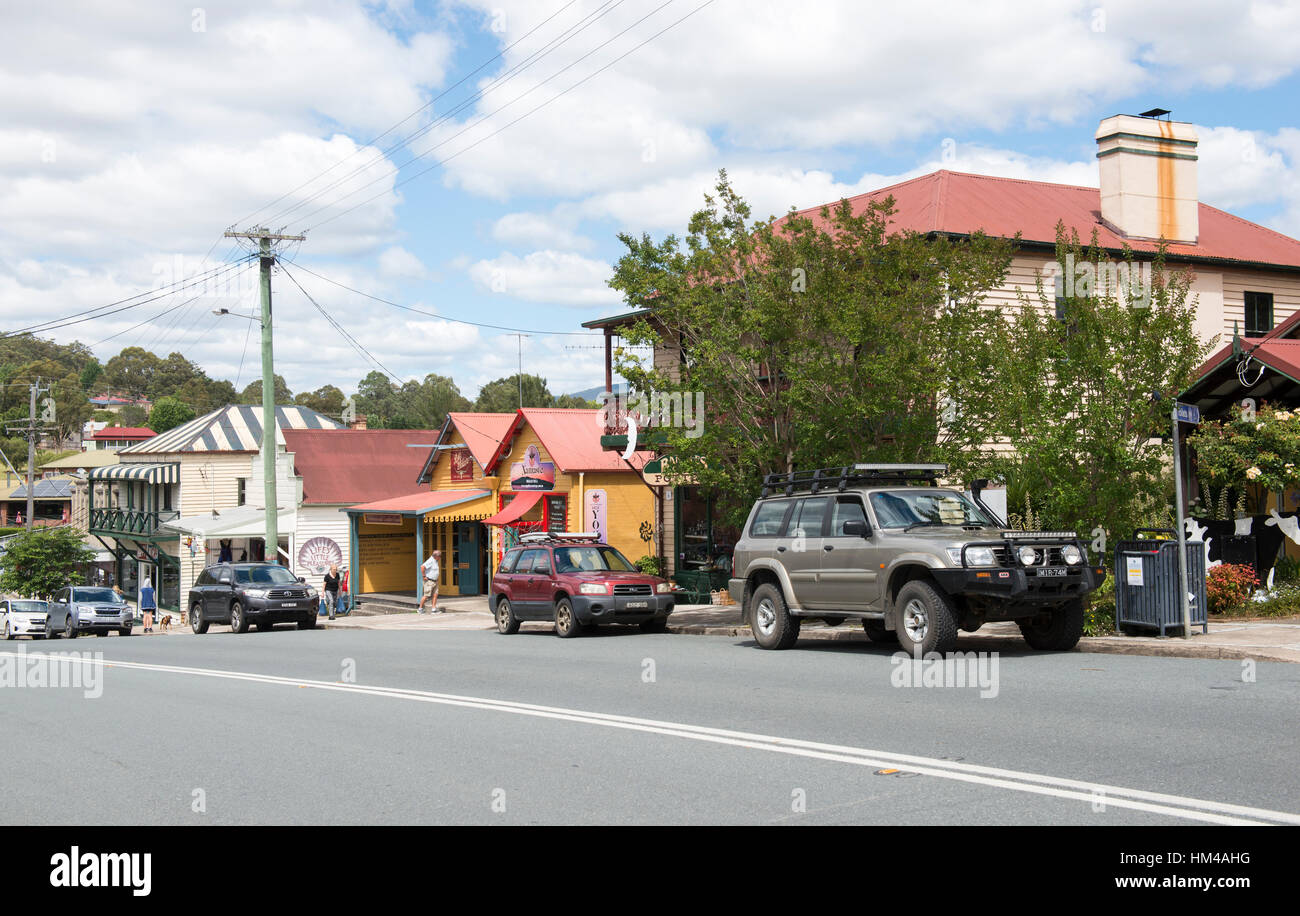 The small village of Cobargo in New South Wales, Australia Stock Photo ...