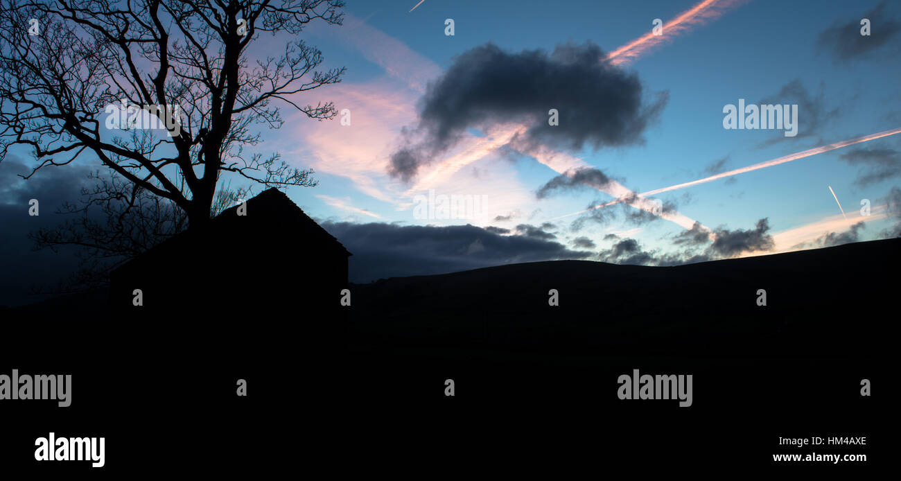 Sunrise In Edale Stock Photo - Alamy
