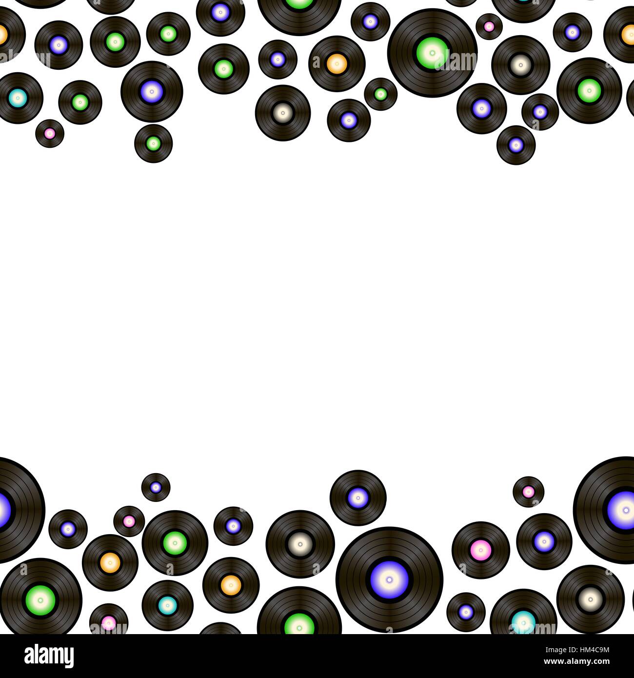 Gramophone vinyl records background Stock Vector Images - Alamy