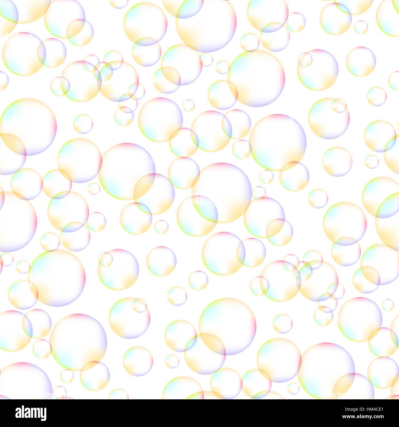 Colorful Foam Bubbles Seamless Pattern Stock Vector Image & Art - Alamy