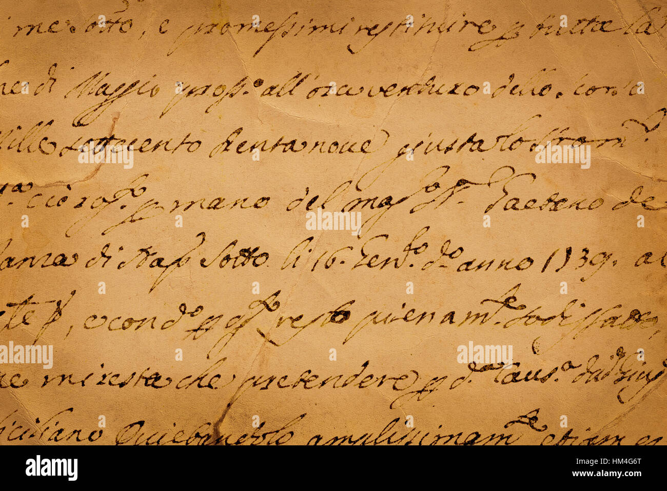 Old parchment manuscript hi-res stock photography and images - Alamy