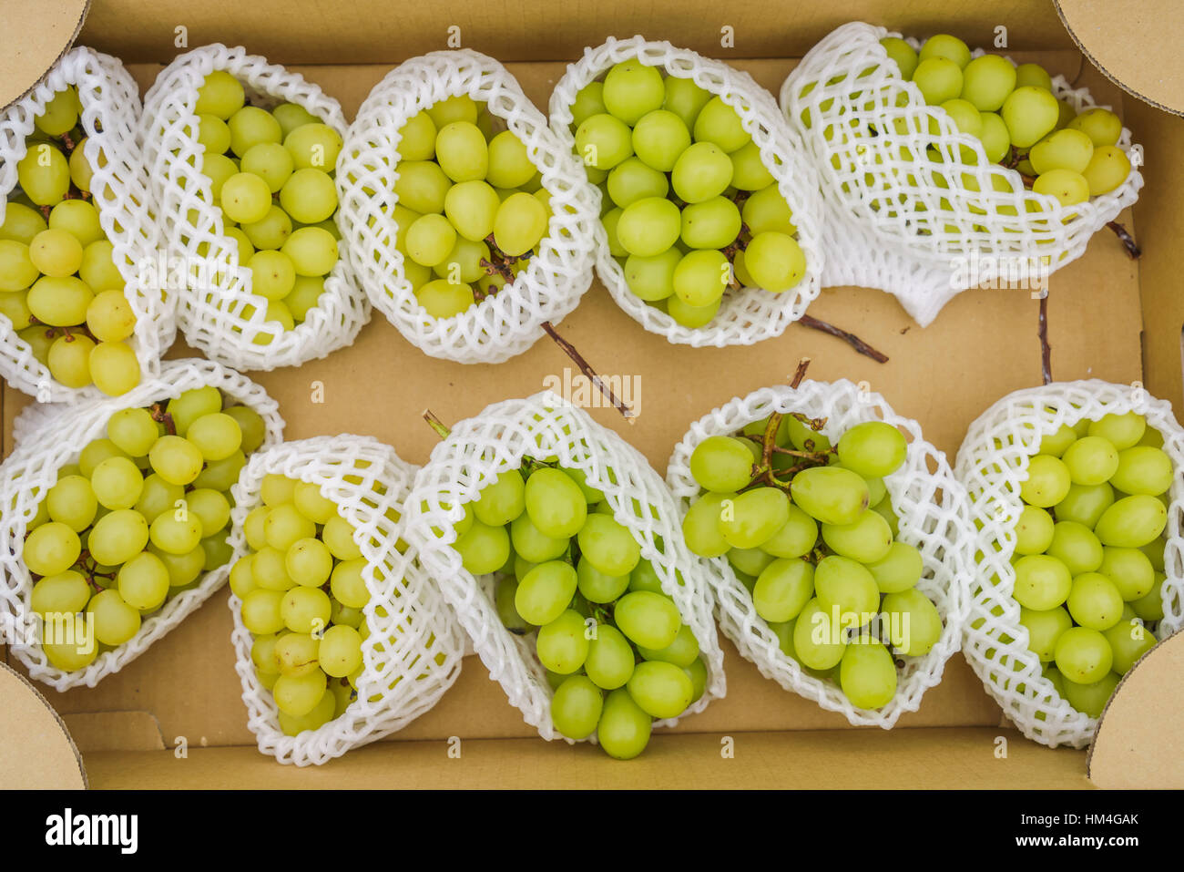 Green grape bunch Stock Photo - Alamy