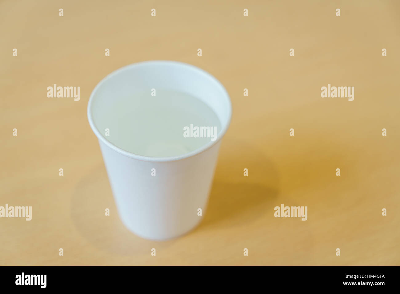 Water in paper cups Stock Photo - Alamy