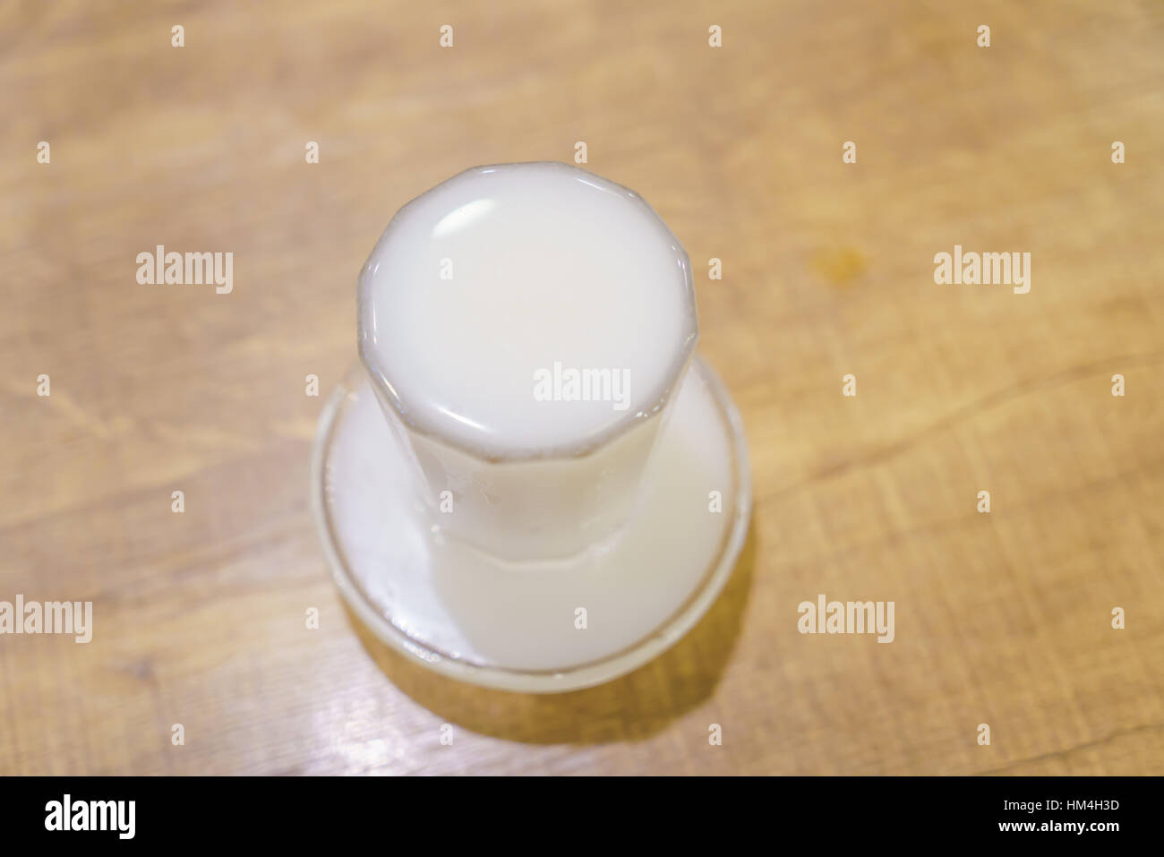 Japanese wine SAKE on table Stock Photo - Alamy