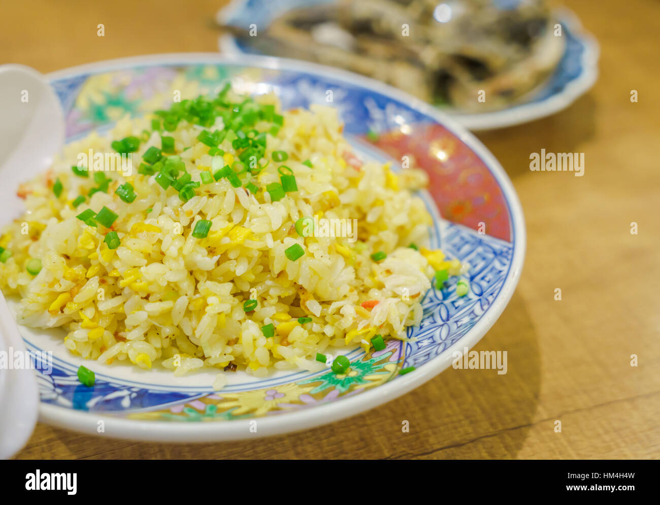 Japanese style fire rice Stock Photo - Alamy