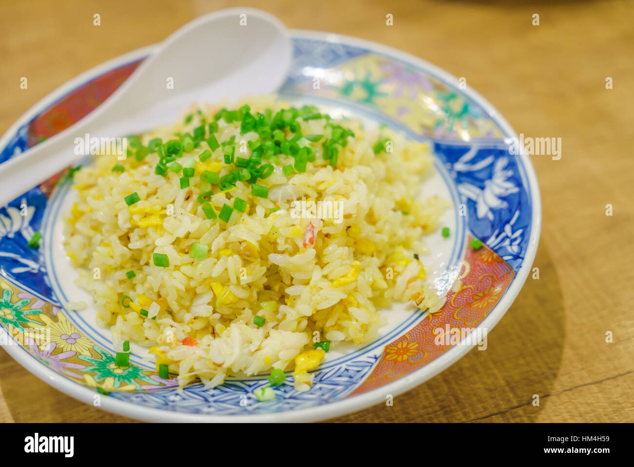 Japanese style fire rice Stock Photo - Alamy