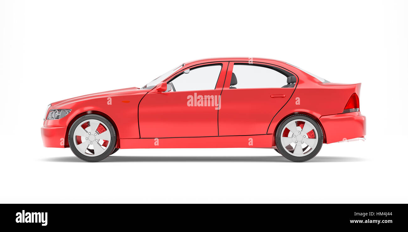 Brandless Generic Red Car Stock Photo - Alamy