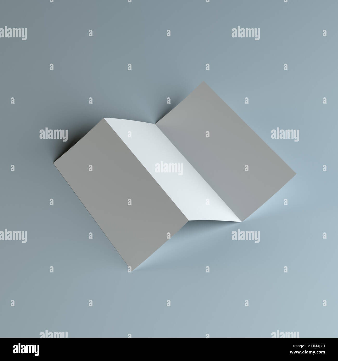 Blank tri fold brochure design isolated hi-res stock photography and ...