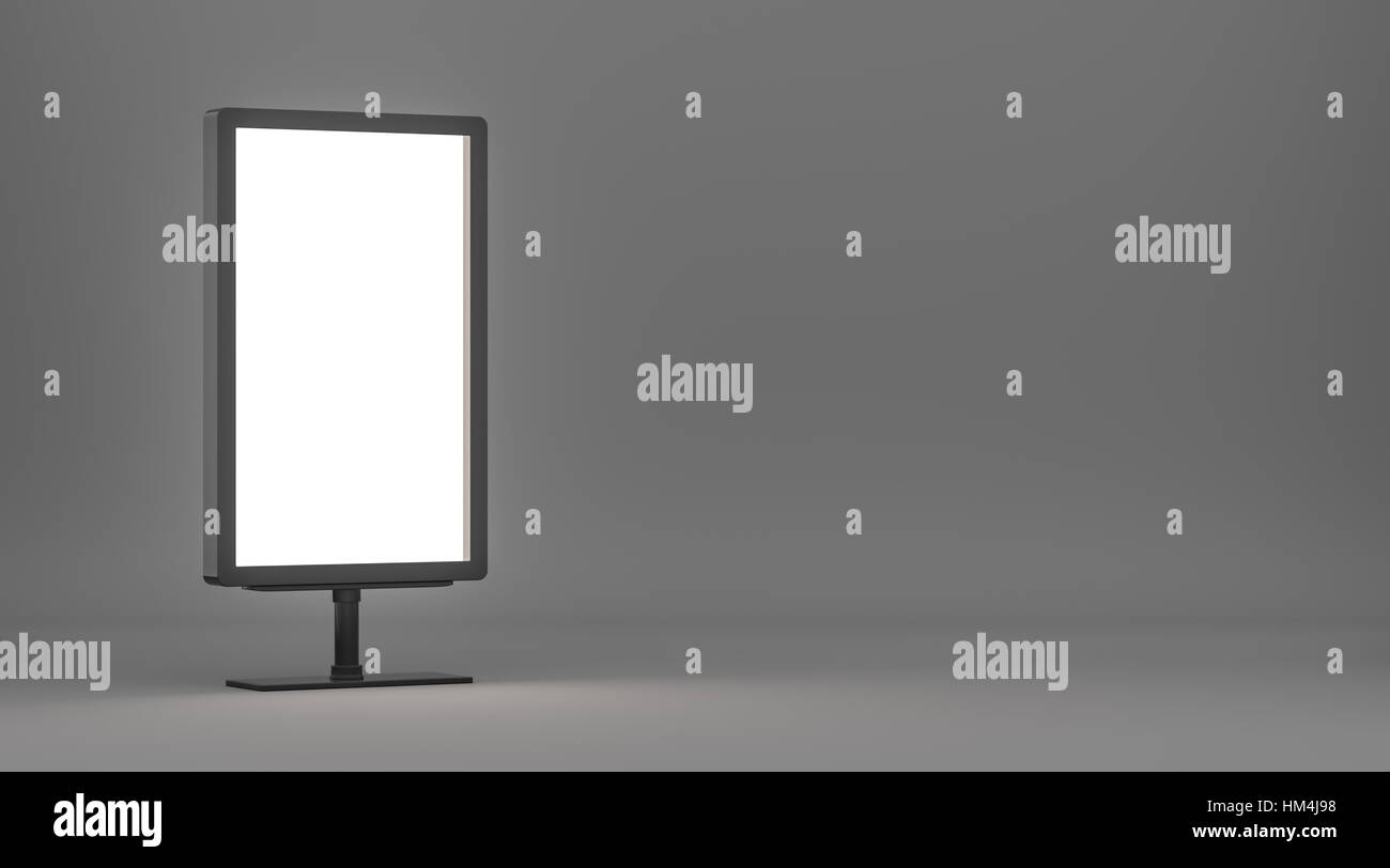 Lightboxes On Gradient Background Stock Photo - Alamy